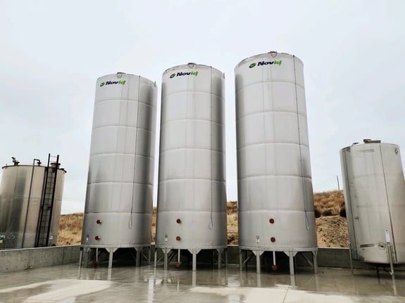 Novid Inc. | Stainless Steel Liquid Fertilizer & Chemical Storage