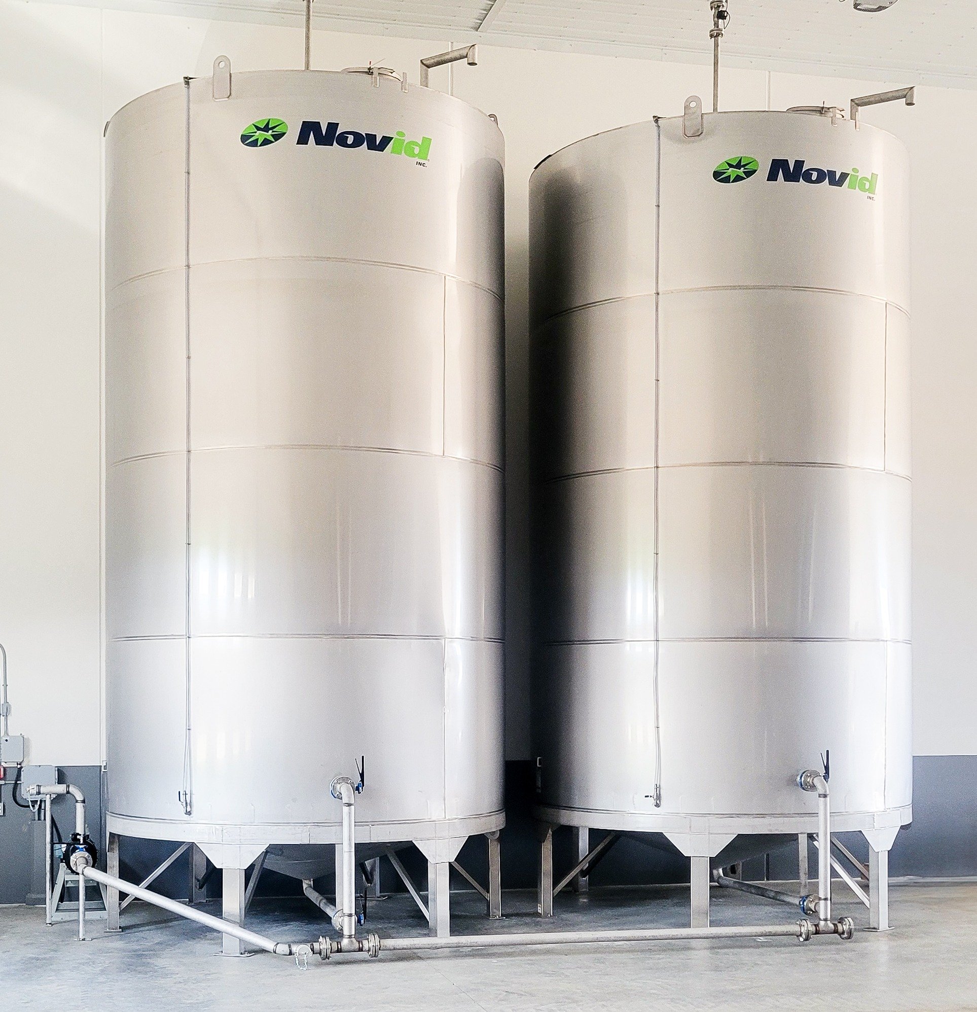 Novid Inc. | Stainless Steel Liquid Fertilizer & Chemical Storage