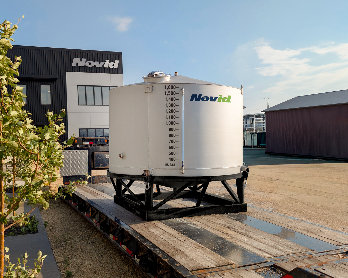 Novid Inc. | Stainless Steel Liquid Fertilizer & Chemical Storage